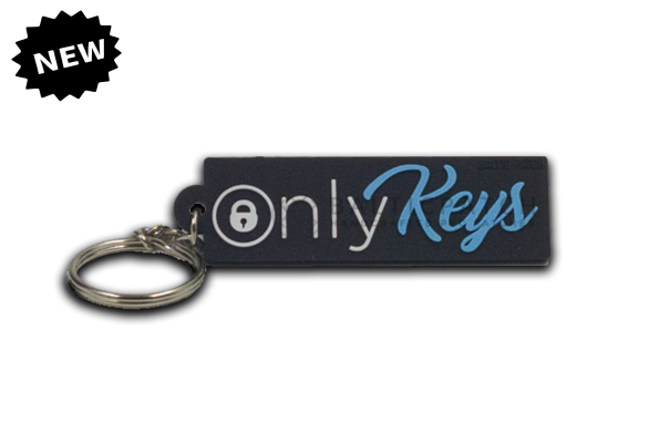 PVC keychain "Only Keys" | Balticpatch.com