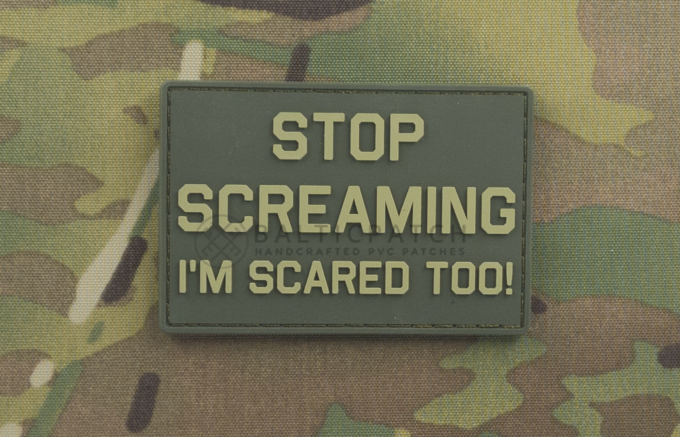 PVC patch "Stop..." | Custom patches