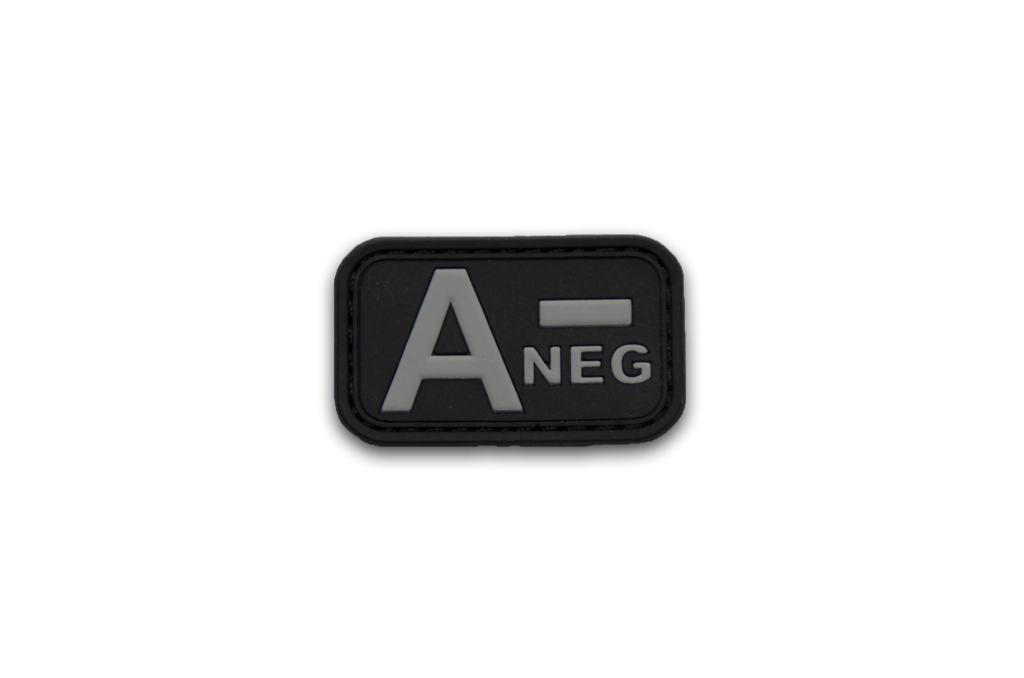 PVC patch "A-NEG" mini (OD, coyote, black) | Antsiuvų gamyba