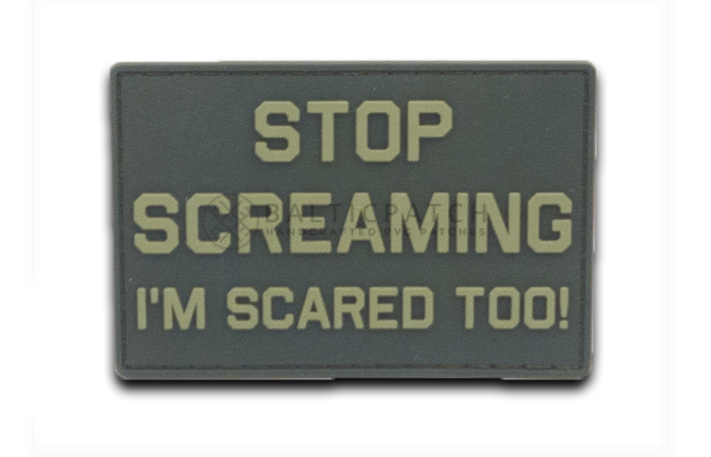 PVC patch "Stop..." | Custom patches