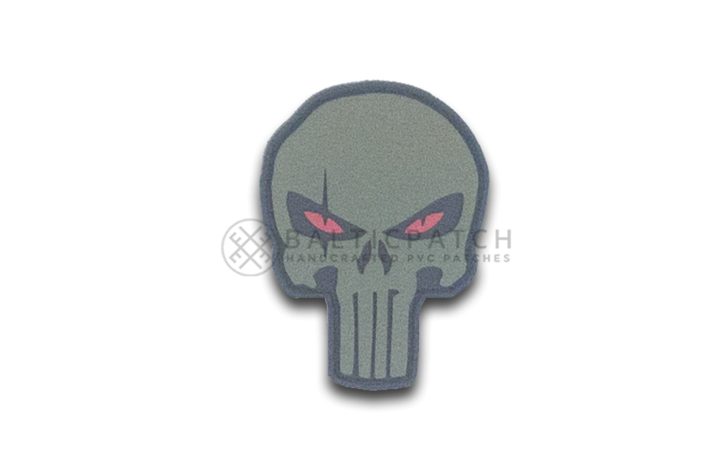 PVC patch "Skull" | Antsiuvų gamyba