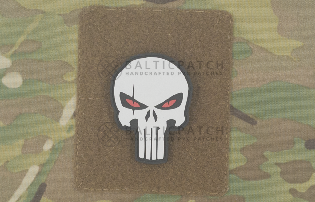 PVC patch "Skull" | Antsiuvų gamyba