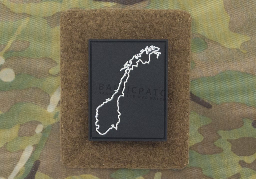 PVC patch "Norway contour" | Antsiuvų gamyba