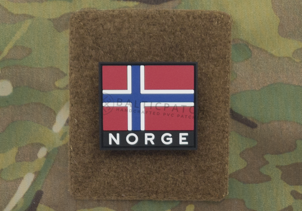 PVC patch "Norway flag" | Antsiuvų gamyba